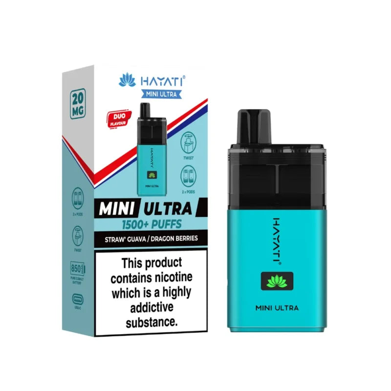 Hayati Mini Ultra 1500 Puffs Disposable Vape – Vapeluxpro