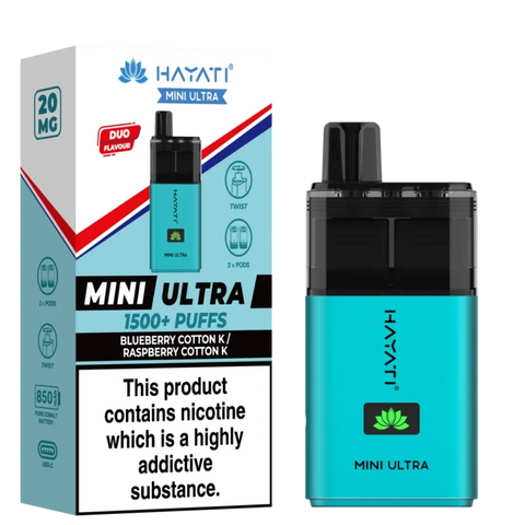 Hayati Mini Ultra 1500 Puffs Disposable Vape – Vapeluxpro
