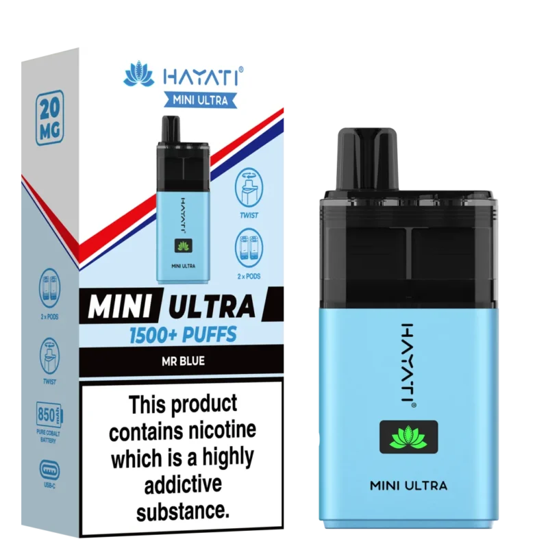Hayati Mini Ultra 1500 Puffs Disposable Vape – Vapeluxpro